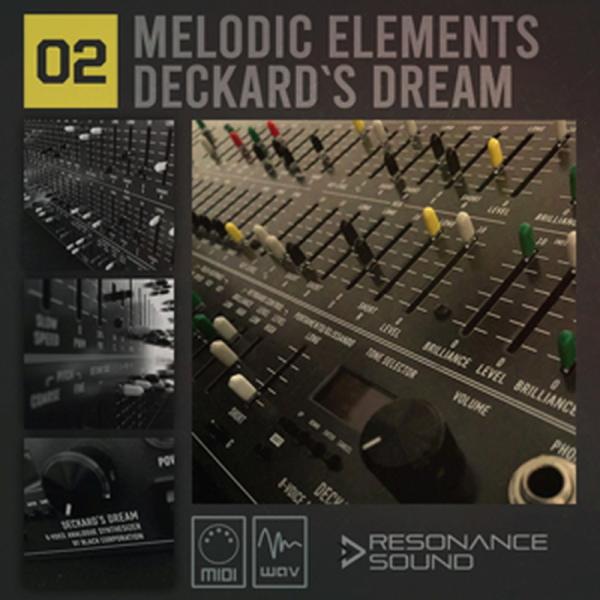 Black Corporation Deckard's Dreamのシンセで作成！ヒプノティックなテクノループ/メロディ収録『MELODIC ELEMENTS 02 - DECKARD'S DREAM』は、Black Corporation...