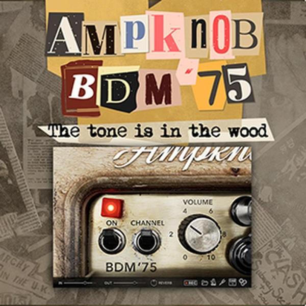 90's-00's初頭パンクロックの魂を宿したアンプシミュレーター！『AMPKNOB - BDM '75』は、その黄金のフェイスプレートで知られるギターアンプの一つにインスパイアされたアンプシミュレータです。スウェーデンの伝説的なバンドが所...