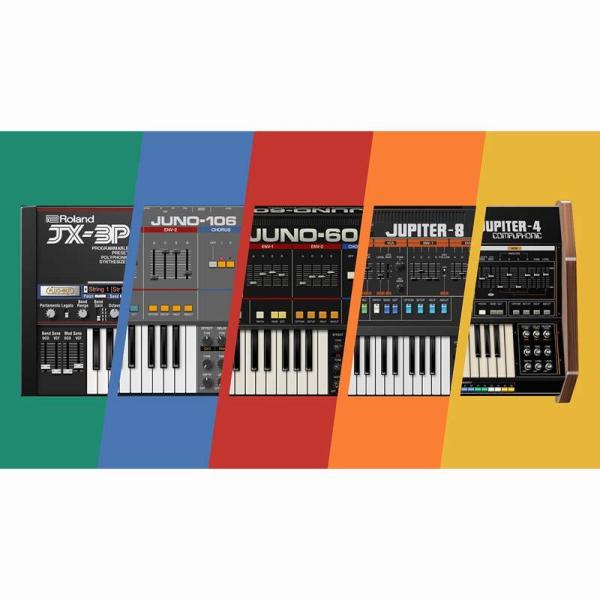 Rolandアナログ・ポリフォニック・シンセサイザーを象徴する5機種の本格的なコレクション！Rolandのシンセサイザーは、長年に渡りアーティストにインスピレーションを与え、新しい音楽ジャンルの誕生に貢献してきました。Analog Poly...