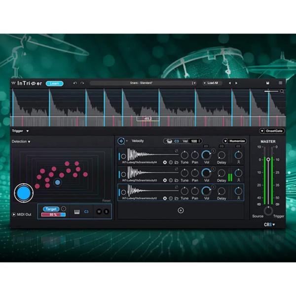 自然でリアルなドラム差し替えを、最速で実現！InTrigger Drum Replacer は、Wavesが提供するインテリジェントなドラムリプレイスメント・プラグインです。単なるトリガー検出を超え、ゴーストノート・ダイナミクス・ブリードを...