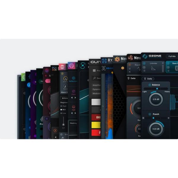 音楽制作に役立つ15種のiZotope製品を収録。トラックのポテンシャルを最大限に引き出します！最新かつ最上位のOzone 12 Advancedに加えて、人気のiZotope Catalyst Series（FXEQ、Velvet、Aur...