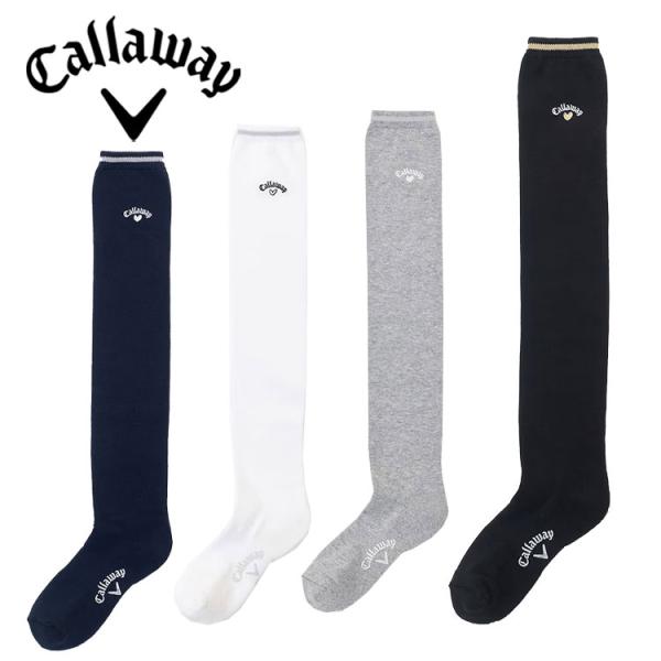 LOVE Callawayのロゴ刺繍がアクセントになったニーハイソックス。クッション性のあるパイル地が快適な履き心地を実現し、足底サポートでシューズの中でずれにくいのも魅力です。アパレルとのトータルコーディネートもおすすめです。抗菌防臭足底...