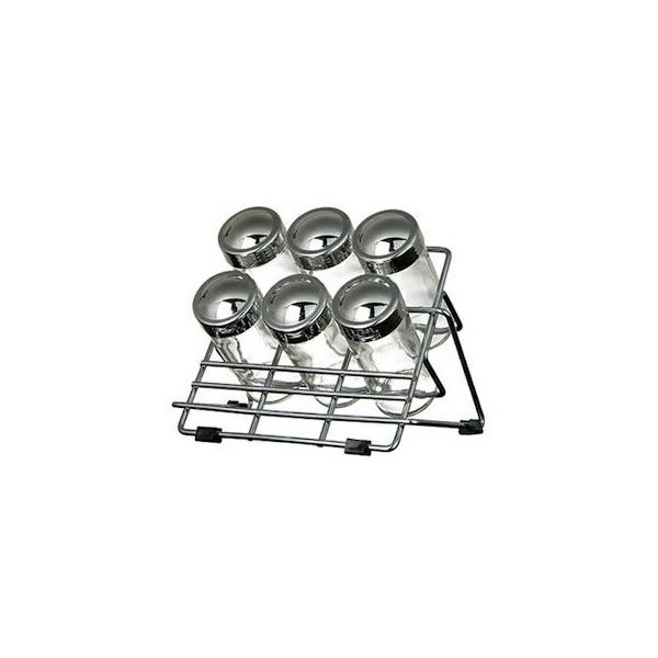 ダルトン社の6コのボトルがセットになったスパイスラックのご紹介です。□サイズ：w16×d15×h15cm