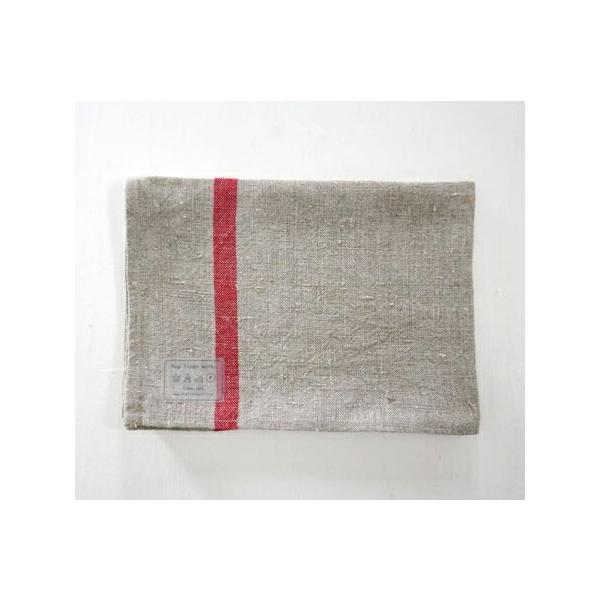 リネンで有名なnotebooks社の、太いラインが2 本入った、シンプルなデザインのキッチンクロスのご紹介です。■ざっくりと織られた厚地の生地を使用しています。■サイズ： W 45 X L 65 cm■素材：linen 100% (厚地)■...