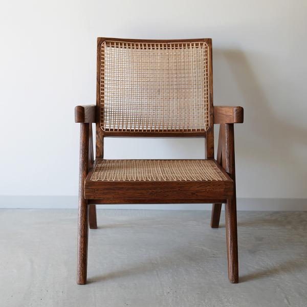 ■商品名 / Easy Chair■SIZE / H 75cm　W 52cm　D 74.5cm　/　SH 35.5cm■素材 / チーク材■生産国 / インド■品番 / MA260202120ピエールジャンヌレのEasy Chairをリプロ...