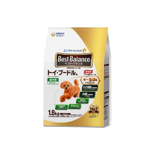 ベストバランス　カリカリ仕立て※トイ・プードル用・トイプードルに合わせた専用設計。・ひざ、関節の健康維持のために、グルコサミン、コンドロイチンを配合。・お腹の健康維持のために、オリゴ糖配合。・消化性に配慮した原材料を配合。・骨、歯の健康維持...