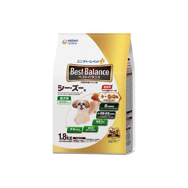ベストバランス　カリカリ仕立て※シー・ズー用・シーズーに合わせた専用設計。・目の健康維持のために、マリーゴールド、ビタミンA、B群、Eを配合。・輝く毛艶、皮膚の健康維持のために、ビタミンA、B群、C、Eを配合、オメガ6＆3脂肪酸をバランスよ...