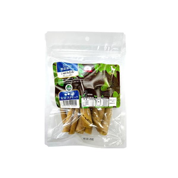 ・100％大豆のみ使用した、日本産無添加プレミアムでんたるおやつです。・ガジガジ噛んで、口臭ケアにも。・保存料、甘味料・酸化防止剤・調味料・着色料不使用【お客様へ】本商品は、賞味期限3ヵ月以上の商品をお届けしております。