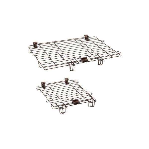 ワンちゃんの飛び出し防止に！用途に応じて開閉・着脱が可能！トイレスペース・住居スペースそれぞれが自由に開閉。着脱簡単アタッチメント付・片手で操作できるロック機構。