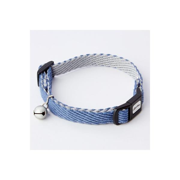 ・力が加わると外れるバックルの猫用首輪です。・独特のふんわりとした色合いで凹凸感が魅力的でかわいい。・やわらかい素材感のあるファッション生地。・抗菌加工生地を使用。