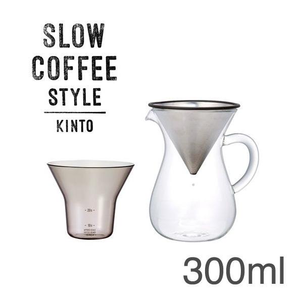 美しいステンレスフィルターから、やわらかなフォルムのコーヒーカラフェに、一滴一滴コーヒーが落ちていくスローな時間。ハンドドリップで淹れたコーヒーをゆったりと味わうために生まれてきたプロダクトです。こちらのカラフェサイズは300mlで2杯用と...