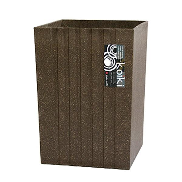 ●現代の生活にとけ込む日本らしいデザインと色の「KOIKI」シリーズは、天然木(間伐材)入りで、自然にやさしいくず入れです。 ●小粋な縦縞がスタイリッシュです。 ●和風・新和風のお部屋にとけ込み、シンプルモダンスタイルにもよく合うスクエアタ...