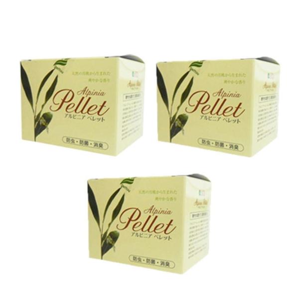 商　品　詳　細■商品名　：日本月桃 アルピニアペレット 3個セット■使用目的：繊維製品・皮革製品防虫剤■使用方法：透明の袋の角を切り取り、目的の場所においてください。■使用場所：洋服ダンス・押入れ・クローゼット・下駄箱など■原材料名：植物エ...