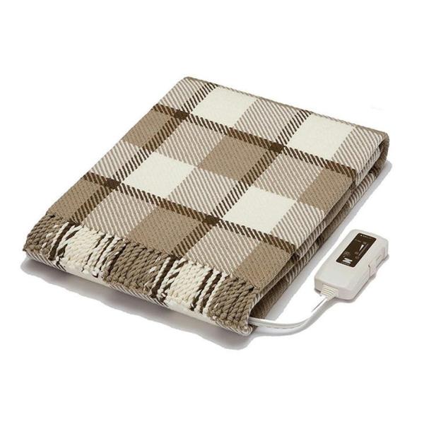 電源　　：AC100V 50/60Hz消費電力：50Wサイズ　：160（フリンジ含む）×奥行き93ｃｍ重量　　：約1.1kg（コントローラー含む）材質　　：[毛布生地]綿100%コード　：[電源側]約2ｍ[本体側]約1.2ｍ生産国　：インド...