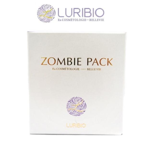 【LURIBIO ZOMBIE PACK】新パッケージタマゴの成分アルブミンが乾くと縮む特性を活かし、表情筋を引き締め、お顔をリフティング。使用中は商品名から想像できる通りゾンビのような顔になりますが、パック後は表情筋が引き締まりつるつるな...