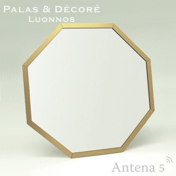 商品名：Octam スタンド＆ウォールミラーM（28センチ）サイズ：約W280×H280×D22mm素材：3mm厚ミラー、アルミニウム、MDF、PS樹脂