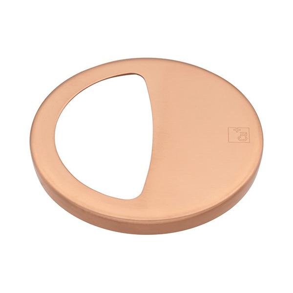 【特徴】 排水カゴのゴミを隠してすっきり見せます。 銅イオンの殺菌効果でヌメリや臭いを防ぎます。 【仕様】 ●サイズ：直径79mm×厚さ8mm。 【材質】 ●銅。