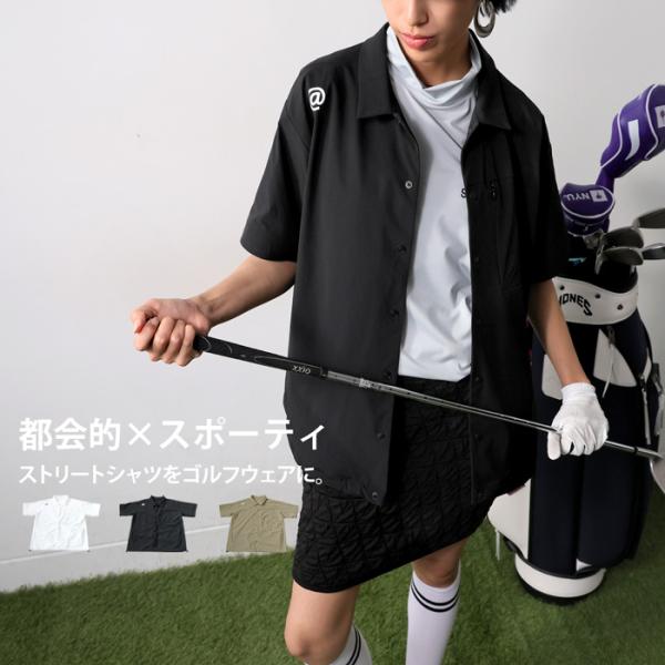 ◎メール便可！※詳細をPCサイトよりご購入前にご確認下さいませ。【検索ワード】ANTIQUA GOLF×seventytwo clubhouse【STCH】 シャツ レディース トップス 半袖 五分袖 セットアップ ロゴ 英字 ブランドロゴ...
