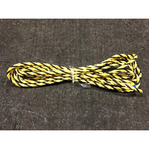 材質　ポリエチレン製　 寸法　トラロープ9mmφ×5M(5~10の間の寸法です）様々な場所に簡単に取付・取外しが可能 注意喚起、警告喚起、安全確保に！！災害時の救助活動・誘導・安全確保・家具類・ブルーシートなどの固定に!立入り禁止区域・工事...