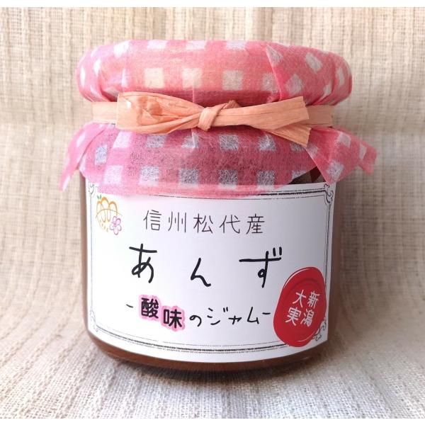 お待たせいたしました。今シーズンのジャムが出来上がりました。強い酸味が特徴の品種『新潟大実』で作ったジャムです。懐かしいあんずの味がします。当農園で最高に酸っぱいジャムです。酸っぱいものがお好きな方は、こちらをどうぞ。【内容量】190ｇ【原...