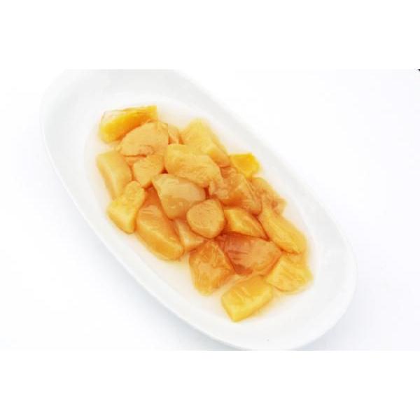 【名称】桃てんこ盛り（桃コンポート）【原材料】桃、グラニュー糖、ビタミンC【内容量】1200g【賞味期限】1年　【保存方法】冷凍（解凍後早めにお食べ下さい）【おいしいお召し上がり方】ヨーグルトにのせて食べたり、ゼリーを作るのに最適です。【製...