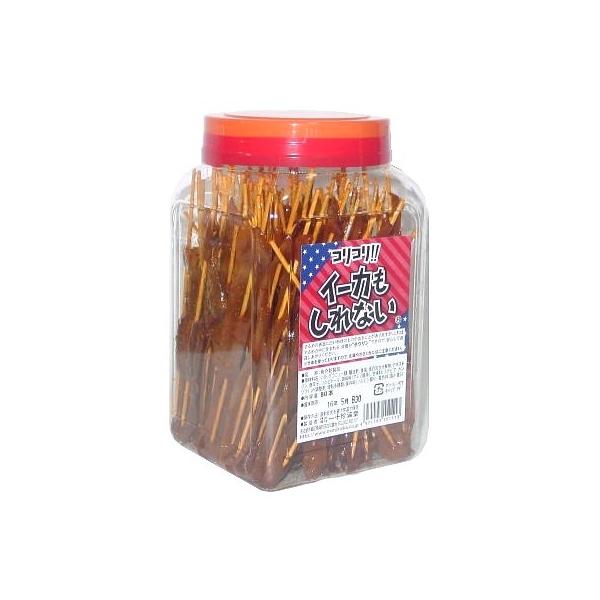 おやつに、お酒のおつまみにぴったりな『イーカもしれない』が80本入りで新登場！独自のたれにつけ込み、おいしく仕上げました！