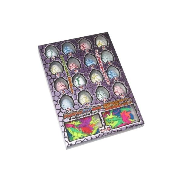 恐竜のたまご、恐竜のビックショックのボックス当です。水につけると大きく膨らむ！どれが当たるかお楽しみ。パッケージサイズ（約）：H370×W260×D48mm※返品(返金・交換)対象外商品