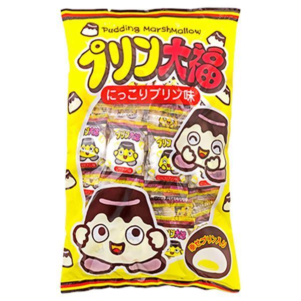 かわいくっておいしい、プリン大福！にっこりプリン味。