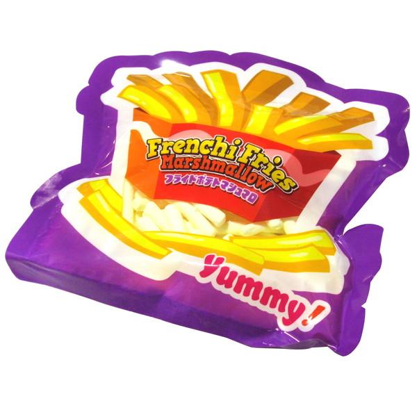 フライドポテトがモチーフのポップなデザインのマシュマロです。内容量60g