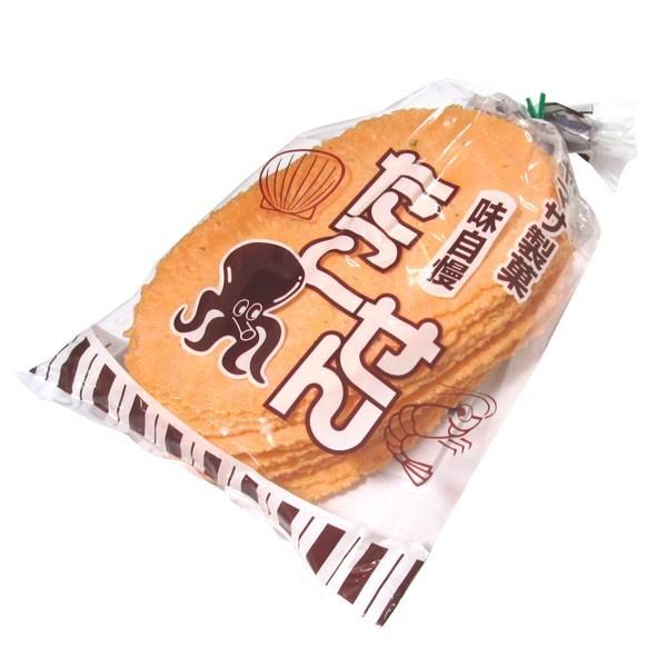 大型のたこせん２０枚入りの駄菓子です。サイズ（約）21cm×12cm
