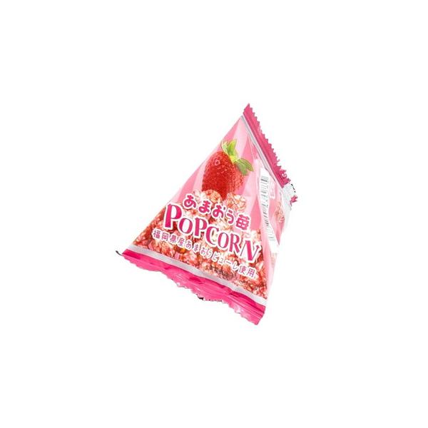 食べきりサイズのポップコーン「あまおう苺ポップコーンテトラ」です！お子様のおやつなどにもおすすめです♪内容量（約）3.5g