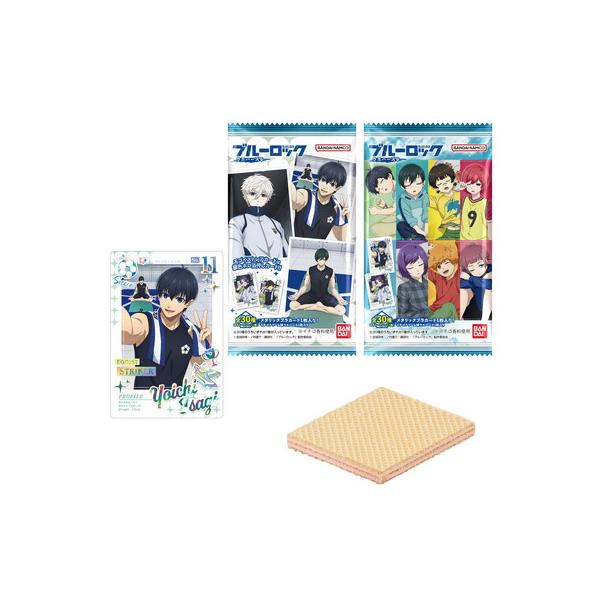 ブルーロック ウエハース6が登場！『あなたのエゴイストを決めろ！』投票企画にて描き下ろしの座を勝ち取った22人のエゴイストの自撮りビジュアルを収録！今回は更に“とくべつびじゅある”も収録…？！豪華、全種描き下ろし♪メタリックプラカード1枚（...