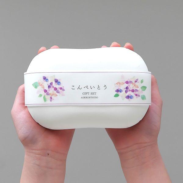 「ひと粒で、ありがとうがふわっと咲く」母の日は優しい甘でごきげんアップ梅雨のやわらかな光を閉じ込めたような、金平糖ふじと金平糖すずらんのセット。紫陽花の花言葉「家族団らん」をイメージし、日々の感謝をそっと伝える贈り物に仕立てました。見た目は...