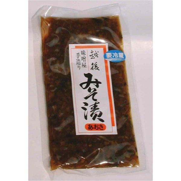 国産の大根、胡瓜、生姜が入ったみじん切りのみそ漬け。180g平袋詰め