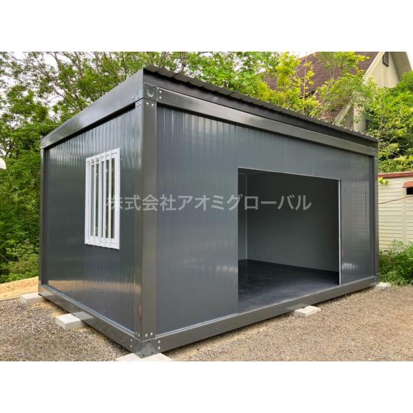 ◆欲しい空間を、もっと安く、もっと早く。・メーカー：青海プレハブ・サイズ(mm):W3000×D5950×H2800mm・原材料：鉄骨造/スチールパネル/断熱材入り/アスベスト不使用・トイレシャワーユニット：強化ガラス/FRP・カラー： ブ...