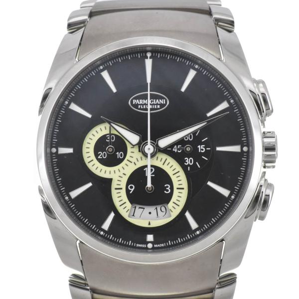 ■商品情報対象：メンズ素材：SS × SS文字盤色：ブラックムーブメント：自動巻きRef.No：PFC274-0001401-B33002シリアル：586**機能・特徴：デイト、クロノグラフ、スモールセコンド 付属品：なし(本体のみ)ケース...