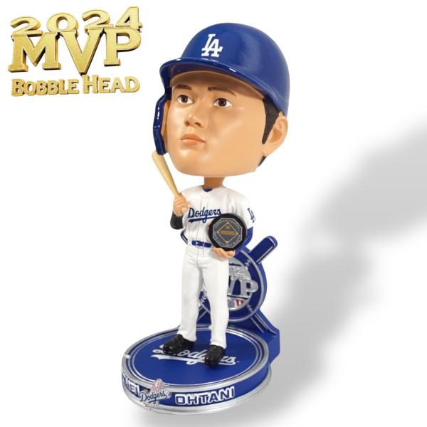 FOCO社製MLB公式ライセンスアイテム　シリアルナンバー入り大谷翔平選手の2024年MVP受賞を記念して製作された664体限定の希少なアイテムになります。大きさ23cmのBigHeadタイプ再入荷はもちろん無し！