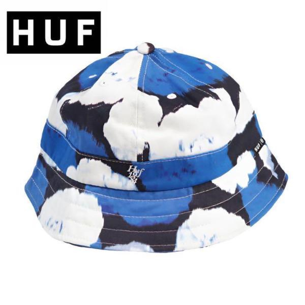 HUF ハフ ハフ　ハンプトン　ベル　ハット【INFO】HUF ・ハフブルー　ブラック　ホワイトカラーのコントラストの綺麗な色合いのハットHUFのパッチロゴとSINCE1984年の刺繍ロゴがデザインされています。ストリート　SK8スタイルに...