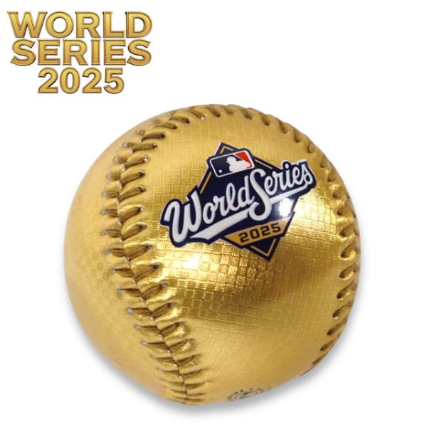 2025 Los Angeles Dodgers Worldseries champion Gold Ball2025年　ワールドシリーズ連覇を記念して作られたワールドシリーズチャンピオンボール通常のシリーズと違いゴールデンカラーでデザイン...