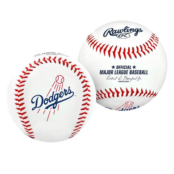 ロサンゼルス ドジャース ロゴボール RAWLINGS ローリングス メジャーリーグ公認MLBグッズ 野球ボール [並行輸入品]【カラー】ホワイト【ブランド】ローリングス【サイズ】 MLB 硬式野球ボールサイズ 約23.5cm【仕様】表革:...