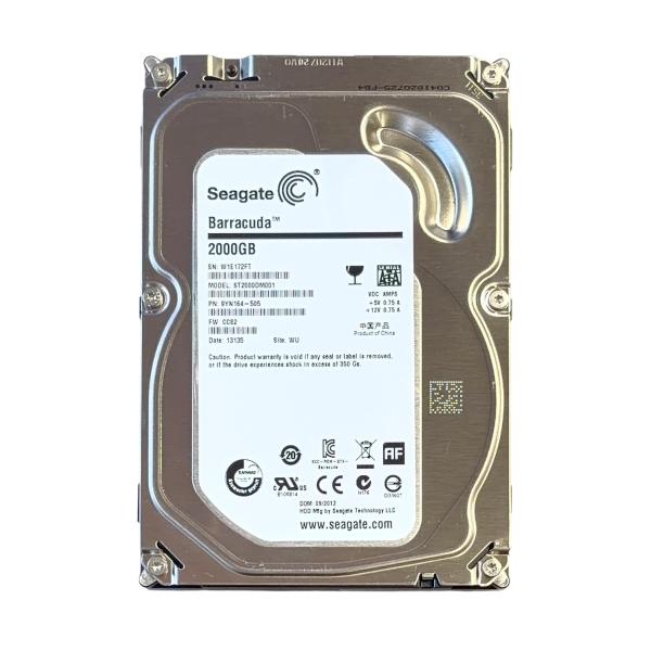 ■メーカー：Seagate■型番：ST2000DM001■シリアルナンバー：W1E172FT■状態：中古■容量：2TB■サイズ：3.5インチ■回転数：7200rpm■キャッシュ：64MB■インターフェース：Serial ATA600「Cry...