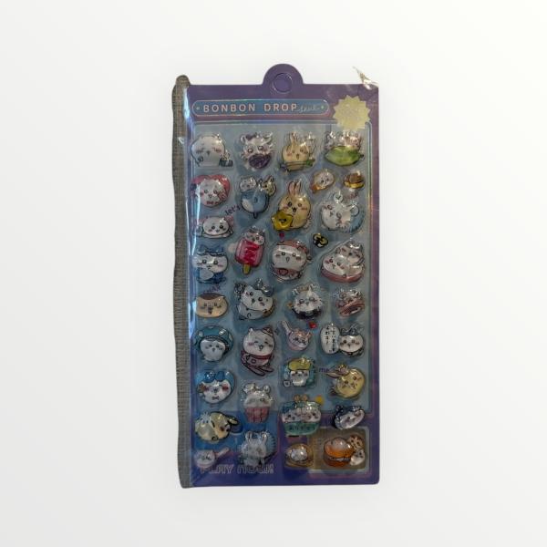 ぷっくり可愛いボンボンドロップシール！ボンボンドロップシール　ウォーターシールぷっくり可愛い、集めたくなっちゃうボンボンドロップシール中には水が入っています。まるでレジンみたいにぷっくりつやつやな立体感が好評の[ボンボンドロップシール]から...