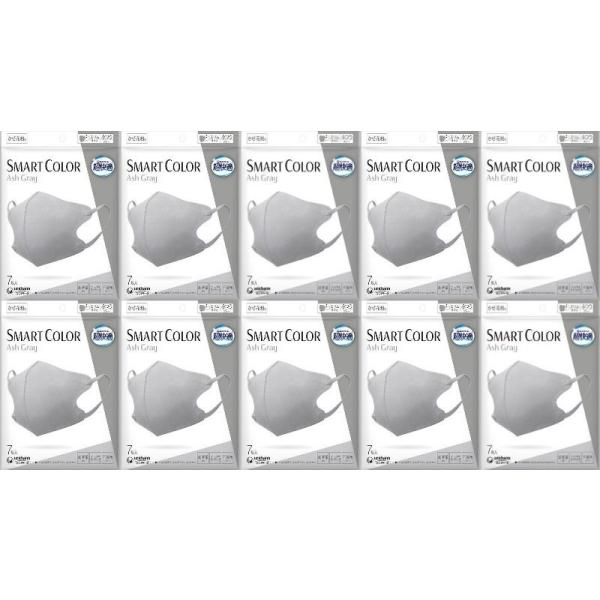 商品名：ユニチャーム 超快適マスク スマートカラー アッシュグレー ふつう 7枚商品紹介超快適素材：内側にはやわらかい肌触りの素材を使用しており、長時間の着用でも耳や鼻への負担を軽減します。高密着設計：口元や鼻周りに密着する3D立体構造を採...