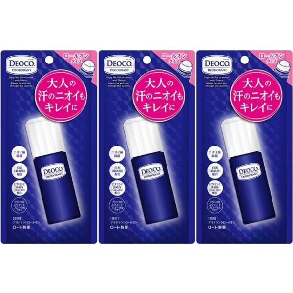 デオコ 薬用デオドラント ロールオン 制汗剤 ロート製薬 30ml「デオコ 薬用デオドラントロールオン」は、年齢とともにニオイ変化の気になるオトナ女性の汗臭もキレイにするロールオンタイプの制汗剤。手を汚さずに直接ワキに塗れます。サラッと軽い...