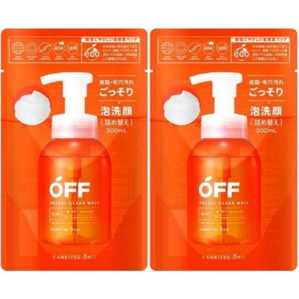 柑橘王子 フェイシャルクリアホイップ SP レフィル 洗顔 詰め替え 300ml 6448オトコの肌を磨け！フェイシャルクリアホイップに詰め替え登場でエコかっこいい男子に！肌に優しいふわふわの泡が強力に汚れを吸着し、肌を清浄にするミクロ泡洗...