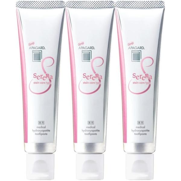 気になるコーヒーや紅茶、ワインによる着色汚れをしっかりケアしたい方へ。アパガードセレナは、独自成分「薬用ハイドロキシアパタイト」をシリーズ高配合し、ステインケア成分であるメタリン酸ナトリウムとクエン酸ナトリウムをダブル配合した、美白にこだわ...