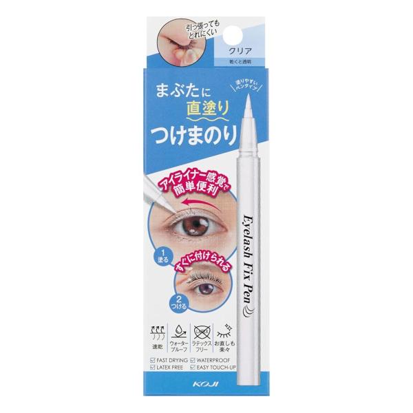 筆ペンタイプで塗りやすいクリアタイプのつけまつげ用接着剤です。細筆を採用しているため、つけまつげの根元にピンポイントで塗布でき、初心者の方でも失敗しにくい設計です。液は透明タイプなので、乾いた後も目立たず、アイラインを邪魔しない自然な仕上が...