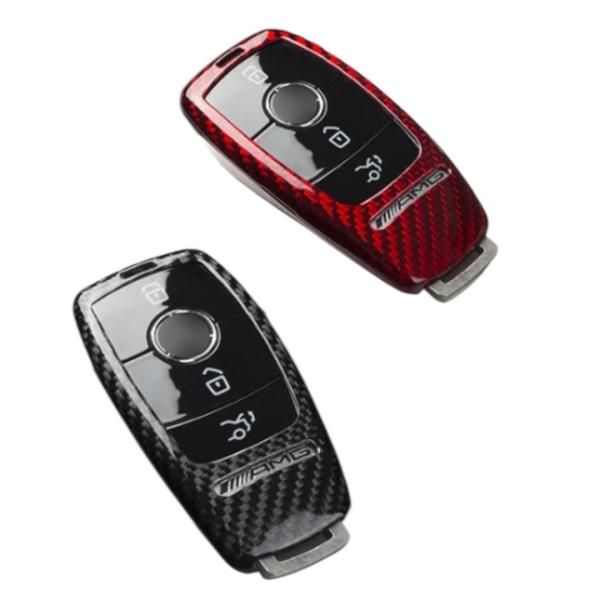 Tカ−ボン製ドライカーボンキーケース for Mercedes-Benz AMG<P>W213/W222/W205/A45/A35/C43/C63/CLA35/CLA45/CLS53/E53/E63/G63/GLA35/GLB3...