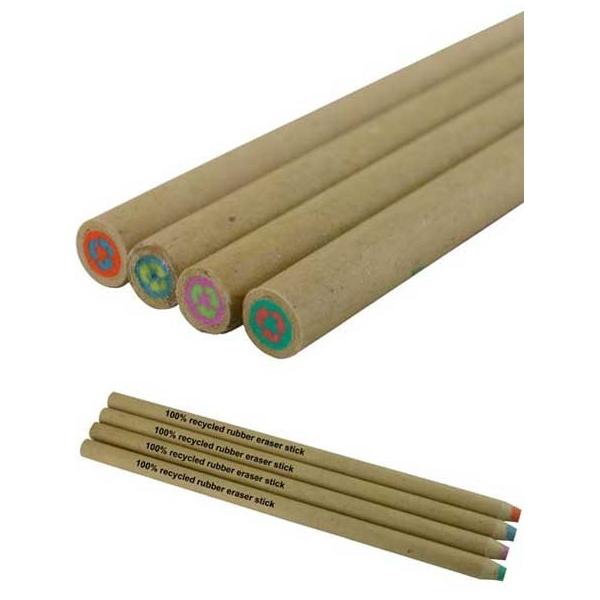 ・断面がエコマークになっている鉛筆状の消しゴムです。■size  : 約18cm■Material : ラバー、リサイクルペーパー