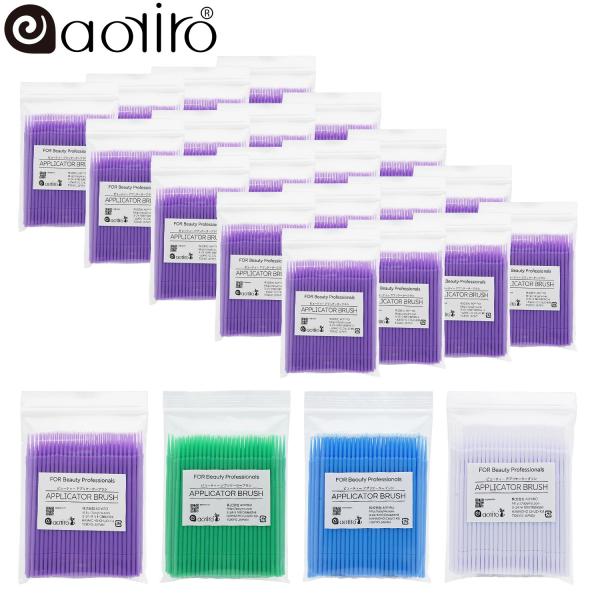 【内容量】20袋（約2000本）【材質】PP、ファイバー（毛羽）【特徴】・毛羽立ちしにくいです。・使い捨てで衛生的です。・先端が折り曲げできます。・細かい溝の掃除ができます。【こんな人にオススメ】まつ毛エクステの施術に、まつげパーマの施術に...